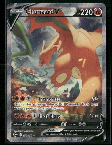 Charizard V (Alternate Full Art) SWSH09: Brilliant Stars #154/172 | eBay