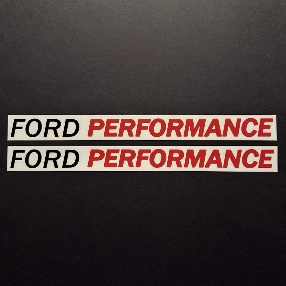 Premium Pair of 6" (2) FORD PERFORMANCE Decal Vinyl Stickers | eBay