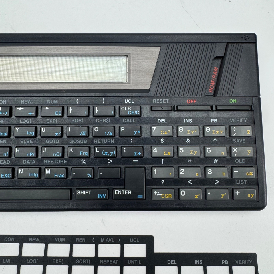Texas Instruments TI-74 BASICALC Handheld Computer Calculator Vintage ...