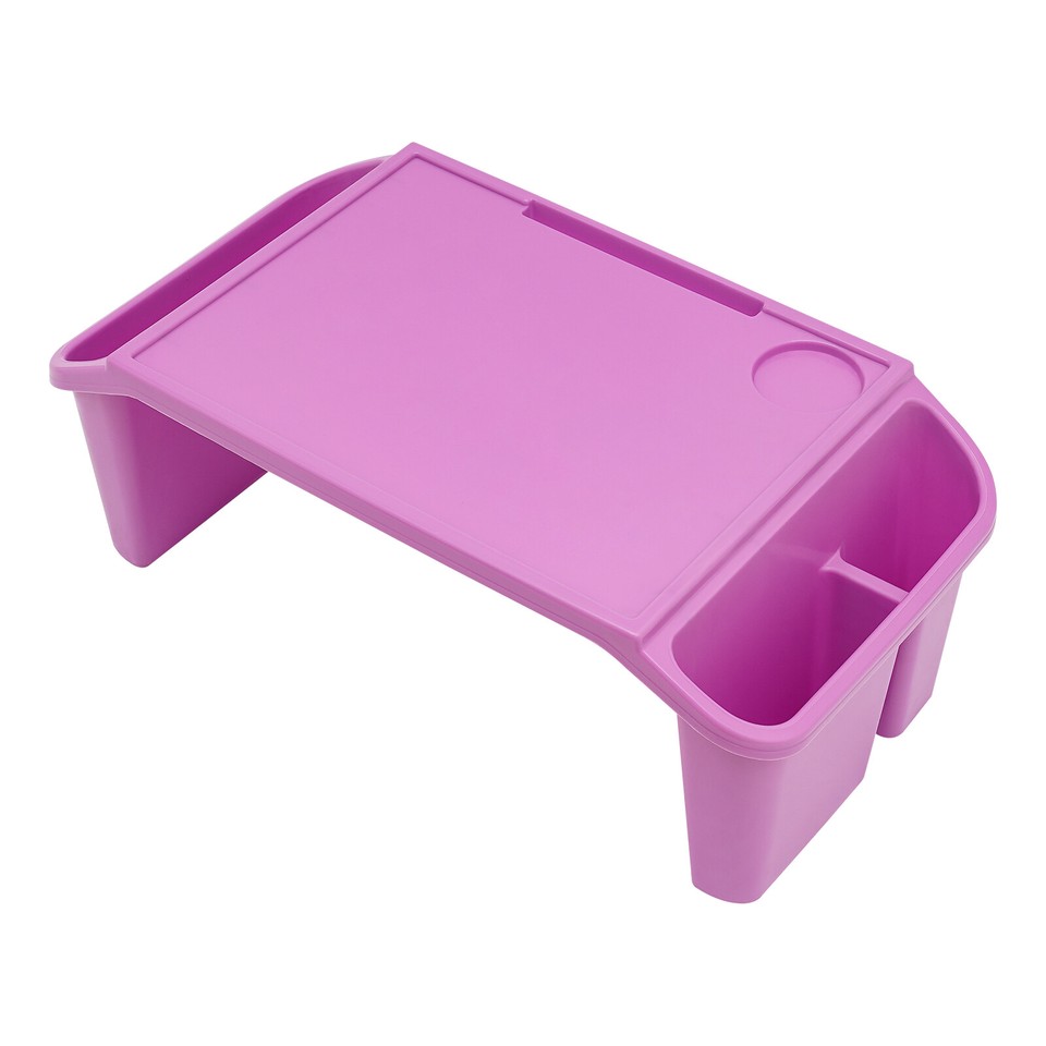 4 Pcs Kids Lap Desk Tray Plastic Breakfast Laptop Trays Portable Lap ...