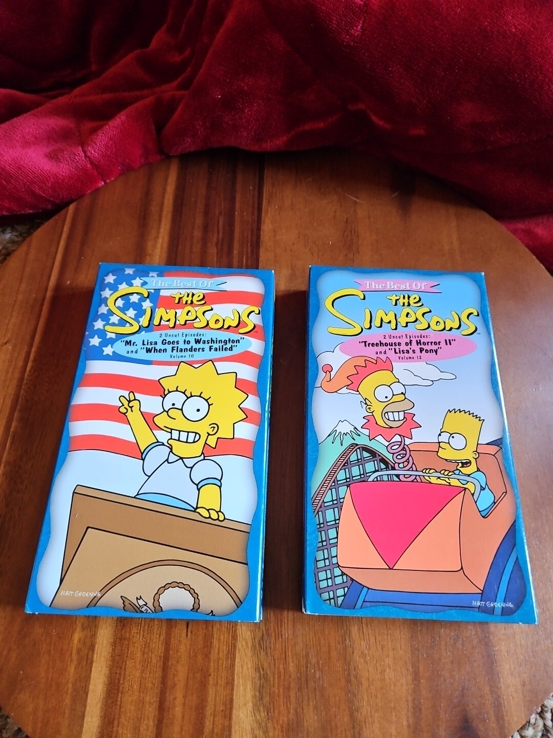 The Best of the Simpsons Volume 11 & 12 VHS Treehouse Of Horror II Lisa ...