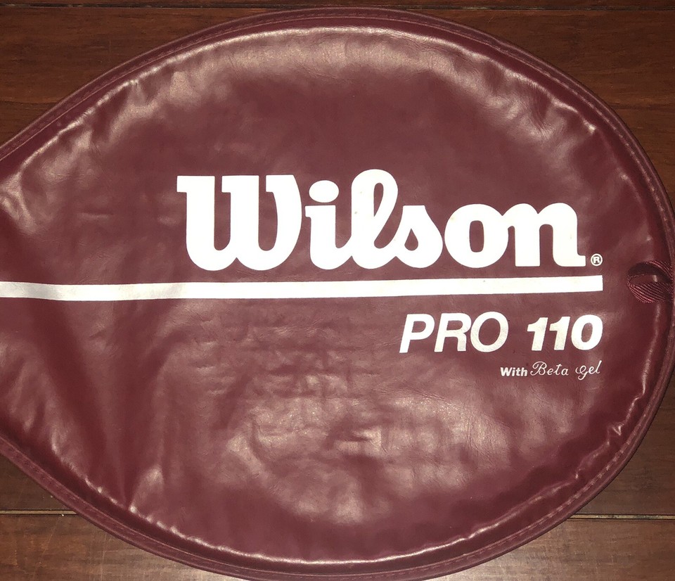 Wilson Pro 110 Tennis Racquet 4 1/4 w/ Cover Racket Vibra Control Beta ...