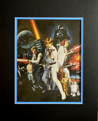 Star Wars POSTER ART Professionally Matted Print by Tom Chantrell | eBay UK