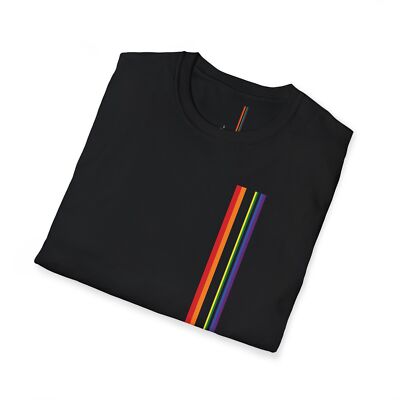 Rainbow Color Spectrum Minimalist Stripes Tee Shirt Men Women Unisex ...
