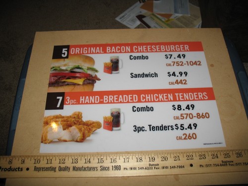 2021 A&W ROOT BEER MENU POSTER 15x11 SODA ADVERTISING DECOR ART BURGER & TENDERS | eBay