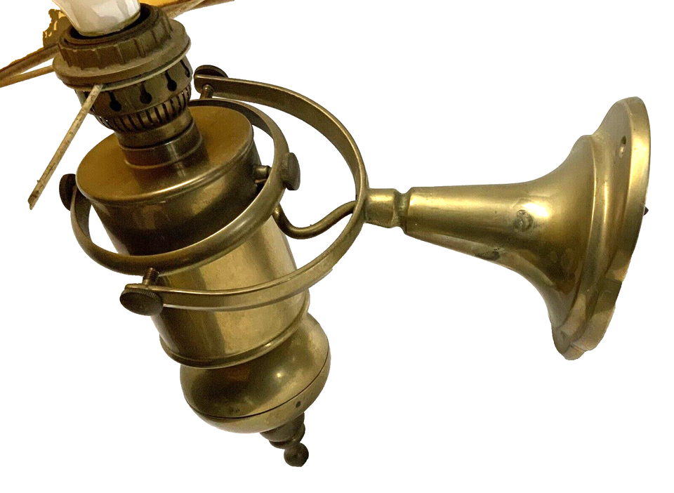 Marine Lamp Bronze on Gimbal "FORESTI & SUARDI" Boat | eBay UK