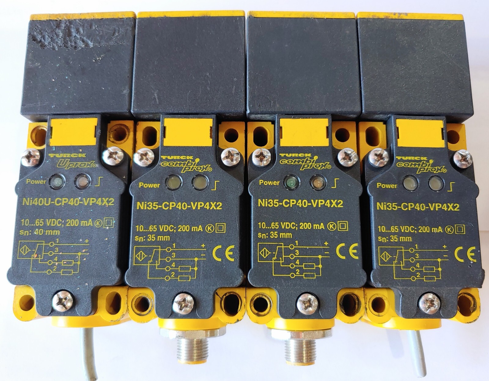 4 TURCK Ni35-CP40-VP4X2 Proximity Sensor Switches Combi Prox 10-65VDC ...