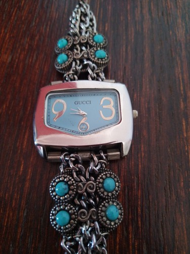 Gucci Quartz Watch Solid Band Brown Womens 29664 Vintage Tested for ...