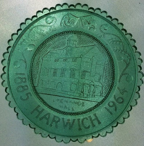 Pre-Owned Pairpoint Cup Plate Harwich 1964 Light Green #131LG | eBay