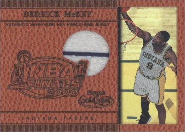 2000-01 Topps Gold Label - NBA Finals Jersey Leather #TT19L Derrick ...
