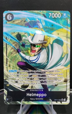 One Piece TCG English OP11-092 Helmeppo Alt Art Parallel | eBay