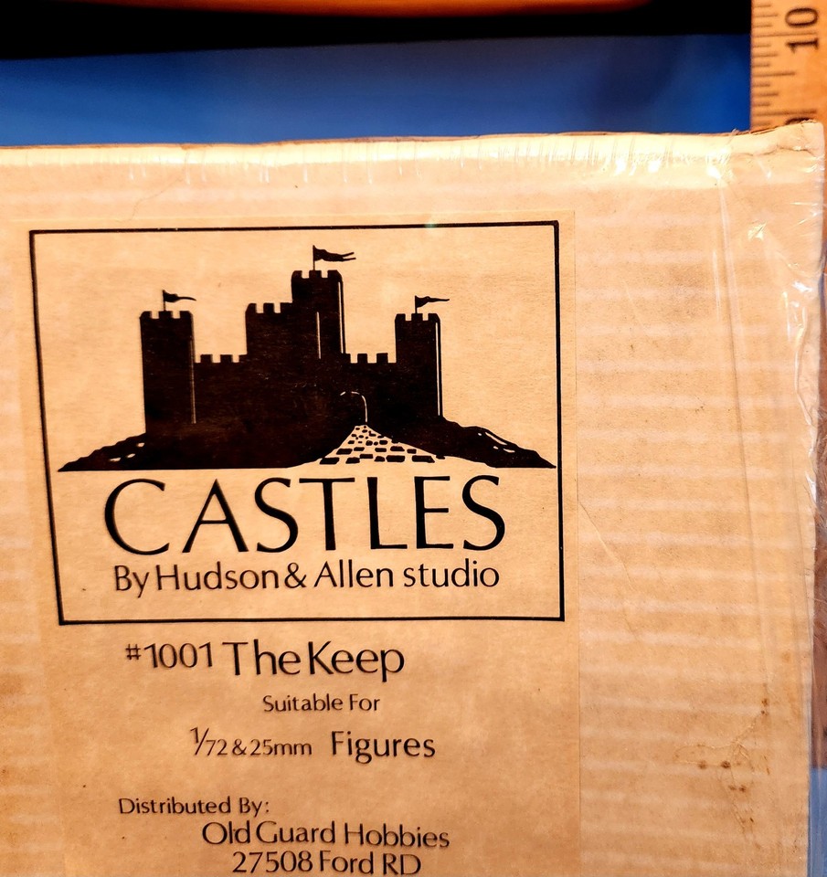 Castle KEEP (#1001) 1/72-25MM HUDSON &ALLEN (Ken Osen) MIB | eBay