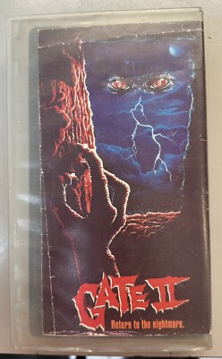 Gate 2 - Return to the Nightmare (VHS, 1992) Horror Rare OOP Black ...