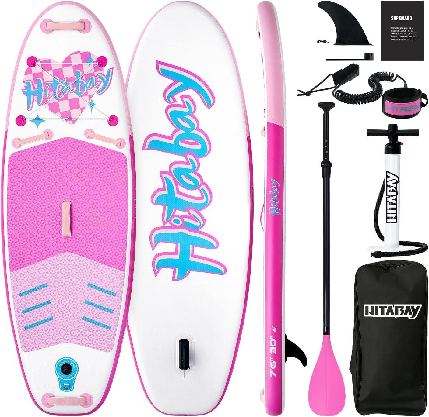 Kids Stand Up Paddle Board with Inflatable SUP Accessories, Durable ...