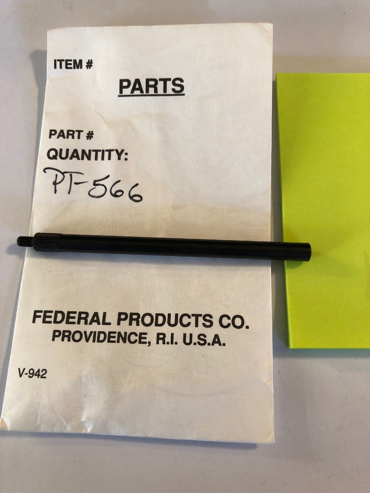 Federal Mahr Indicator Comparator Steel Contact Point Tip Part# PT-566 ...