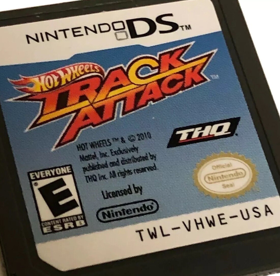 Hot Wheels Track Attack Nintendo DS THQ Game Card Cartridge Only No ...