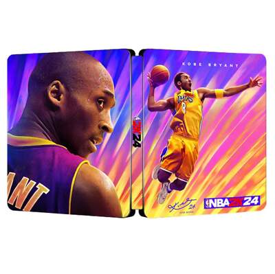 New Limited Edition NBA 2K24 KOBE BRYANT + BLACK MAMB Steelbook Case ...