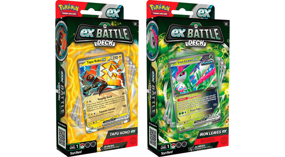 -Set of 2- Tapu Koko/Iron Leaves ex Battle Decks Pokemon TCG | eBay