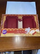 Wilton 2 Red Mini Rectangle Pie Press Pastries Appetizer Filled ...