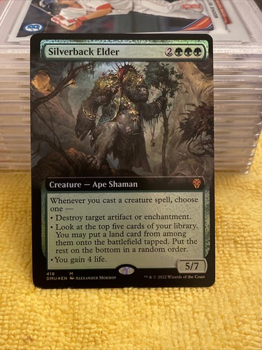 MTG Silverback Elder Extended Art Dominaria United 418 Foil Mythic | eBay