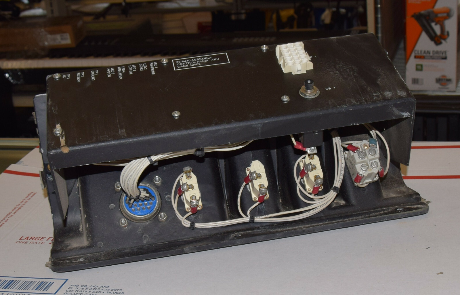 MEP-952B APU GENERATOR SWITCH START CONTROL PANEL 96-9440 6110-01-478 ...