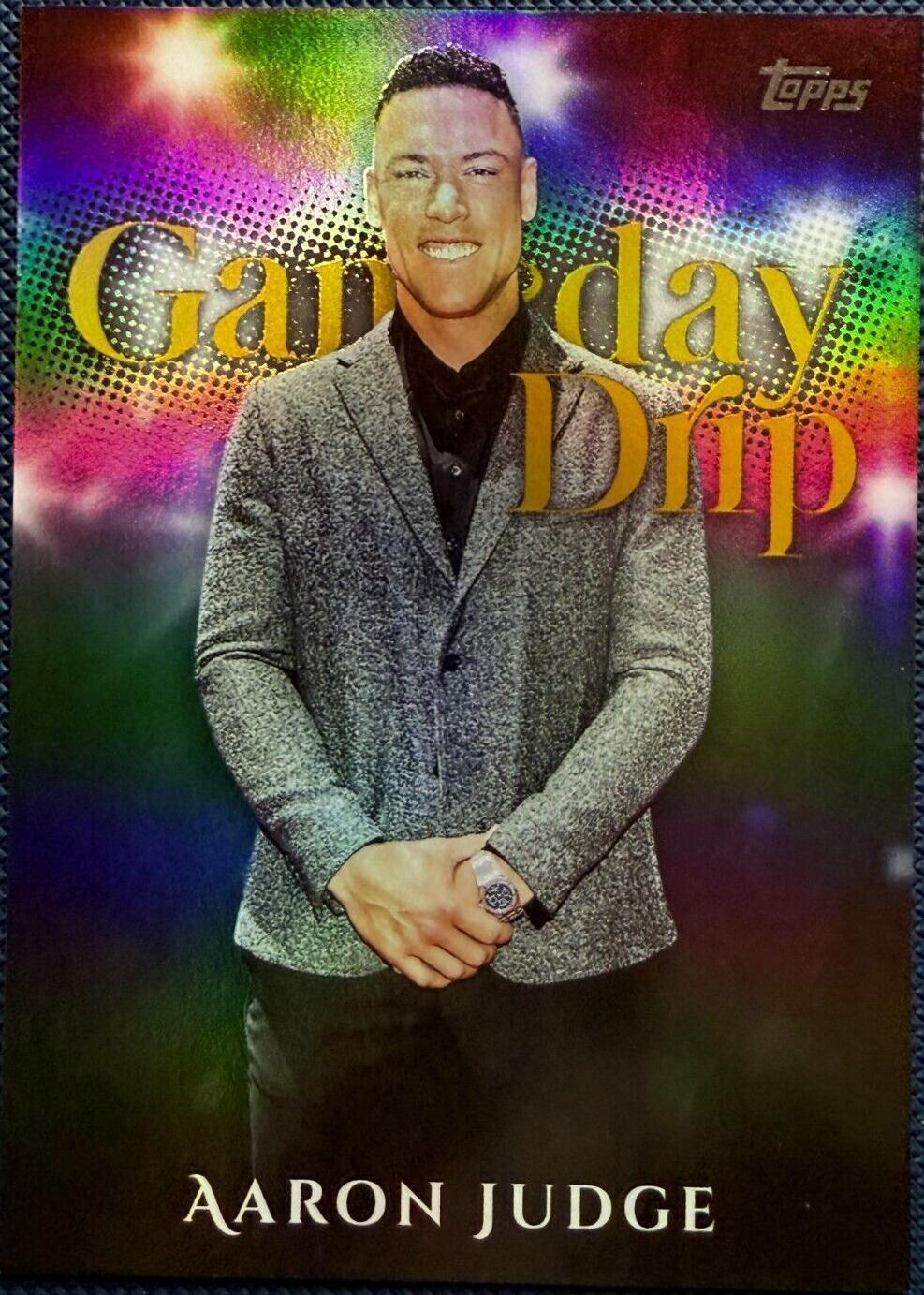 2025 Topps Series 1 - Game Day Drip Aaron Judge #GD-6 Gold /50 for sale ...