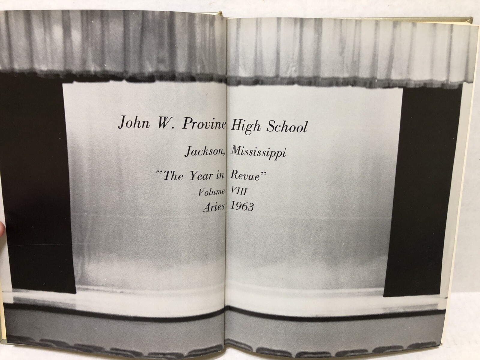 1963 Provine High School Yearbook ARIES - Jackson Mississippi | eBay
