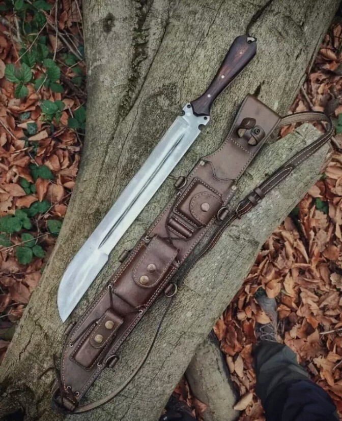 Custom Handmade 25" High Carbon Steel Short Sword , Rosewood With ...