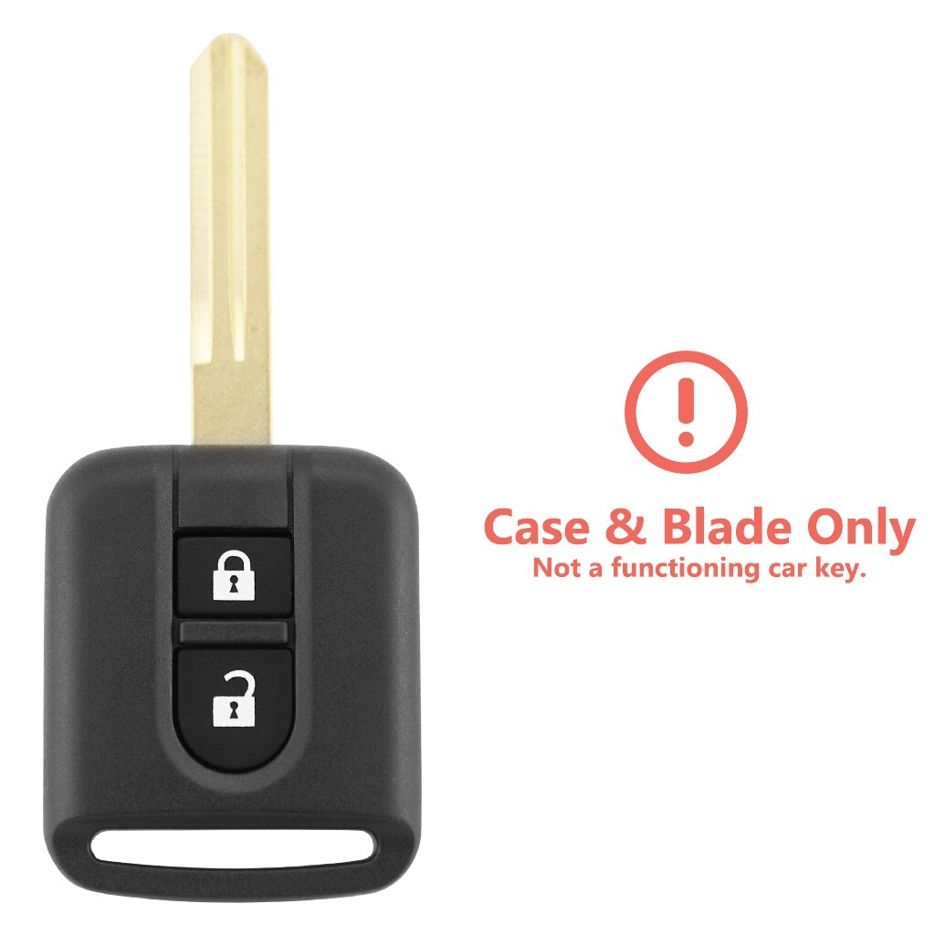 Nissan 2 Button NSN14 Car Key Replacement For Pathfinder, Navara, Micra ...