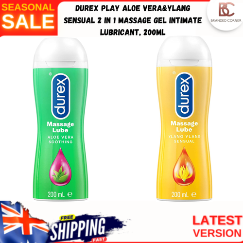Durex 2 in 1 Massage Gel Intimate Lubricant, 200ml New Pack Au | eBay ...