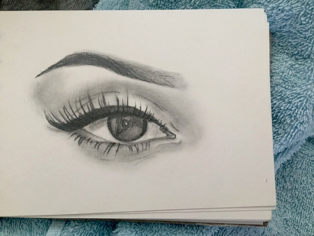 Beautiful Eye Crayon Drawings