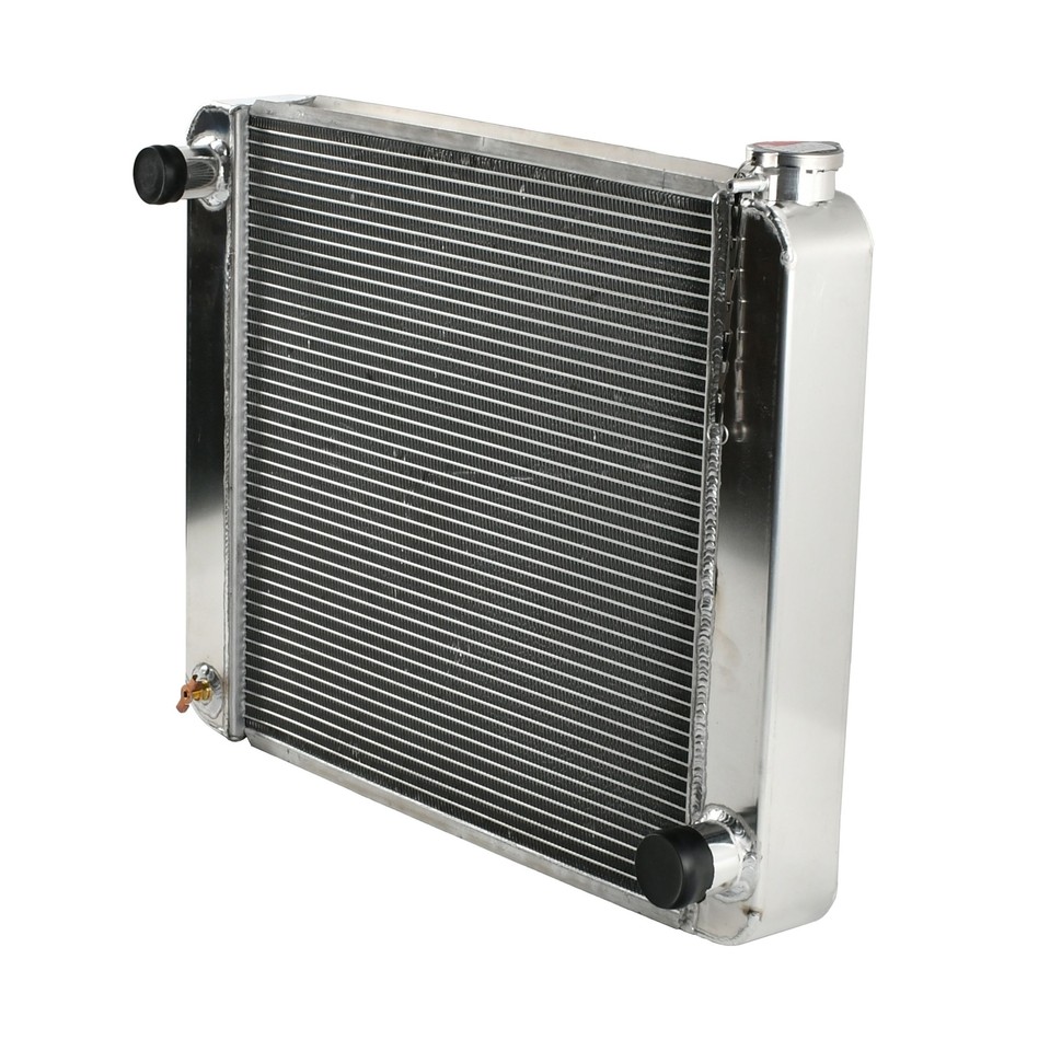 24"x19" Universal Racing 2 Row Single Pass Aluminum Radiator for Chevy ...