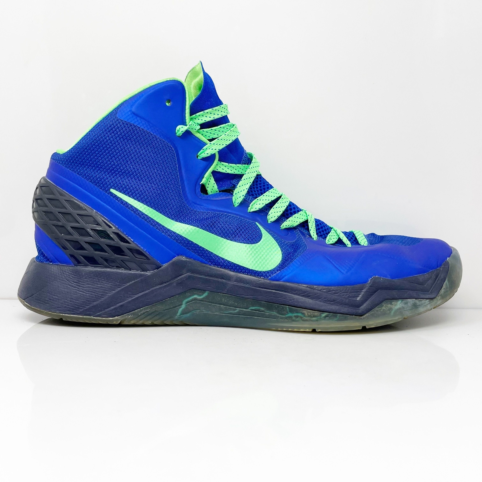 Nike Mens Zoom Hyperdisruptor 548180-402 Blue Basketb… - Gem