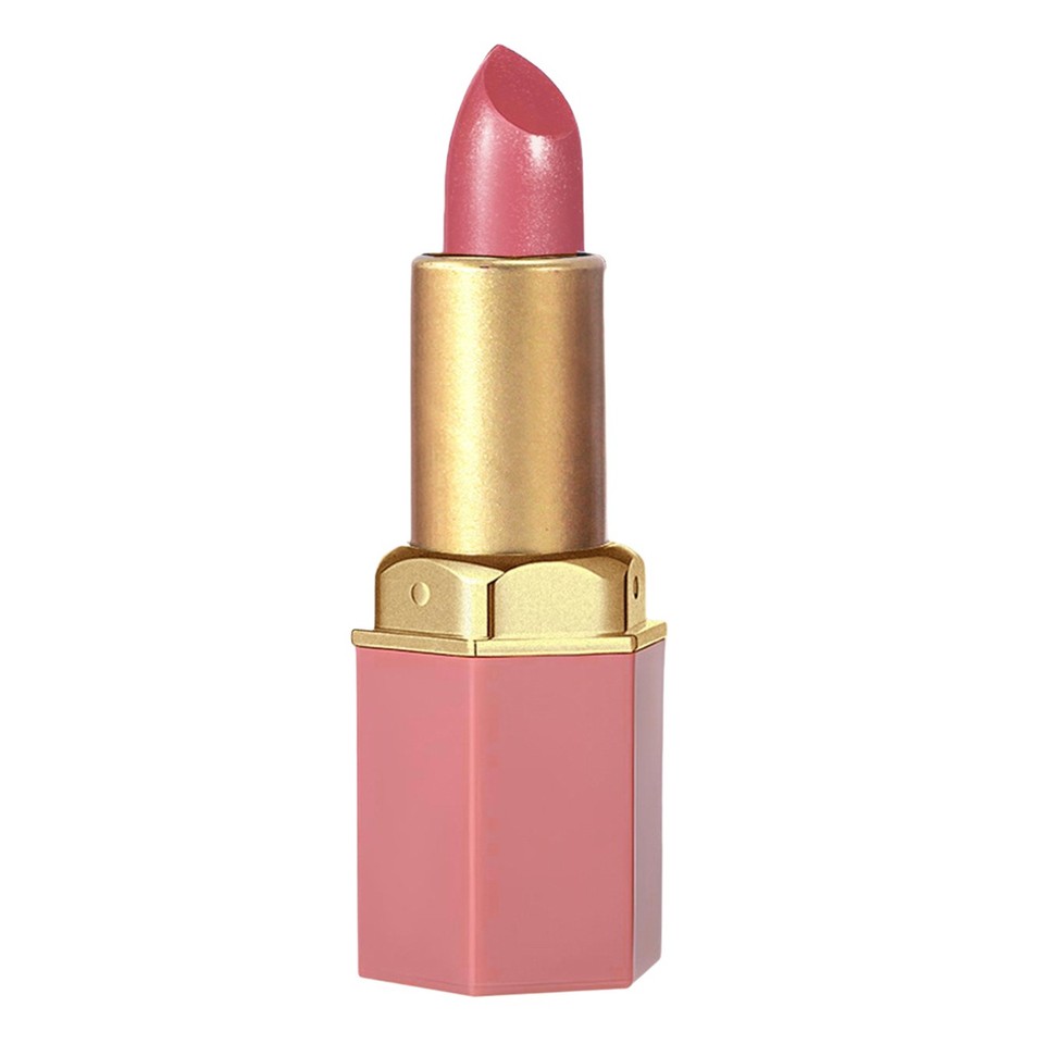 Women Metallic Shine Long-wear Lip Stick Non-stick 1Pcs Hydrating ...