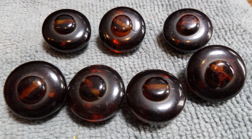 40 Vintage Antique BAKELITE Buttons VARIOUS SIZES SHAPES COLORS | eBay
