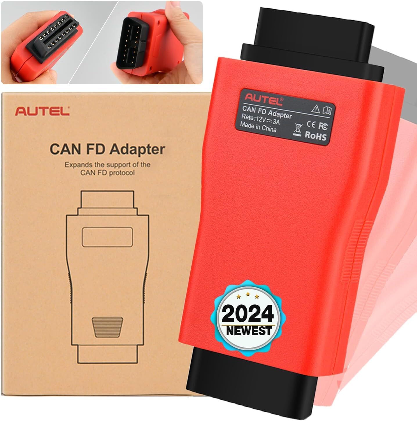 Autel CAN FD Adapter Work with VCI Connector for MaxiSys Series ...