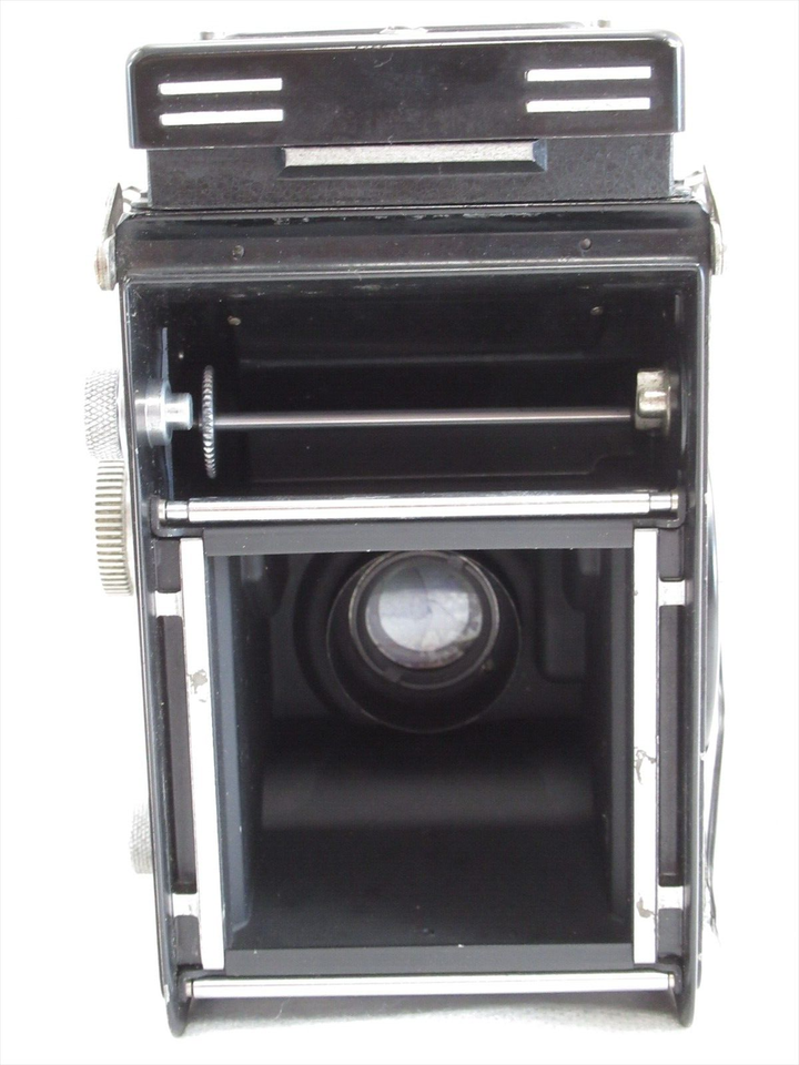 Rollei Rolleiflex TLR film Camera w/ T * Zeiss Tessar 75mm f/3.5 Lens ...