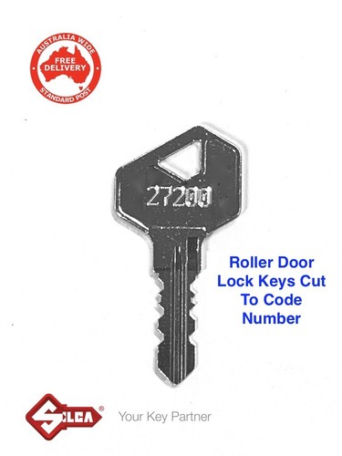 Garage Roller Door Keys Cut Code Number Suits L&F,Gliderol,B&D,Lenlok ...