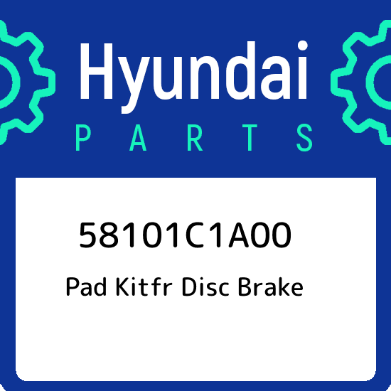 58101 C1a00 Hyundai / KIA OEM Genuine Pad Kit-front Disc Brake for sale ...