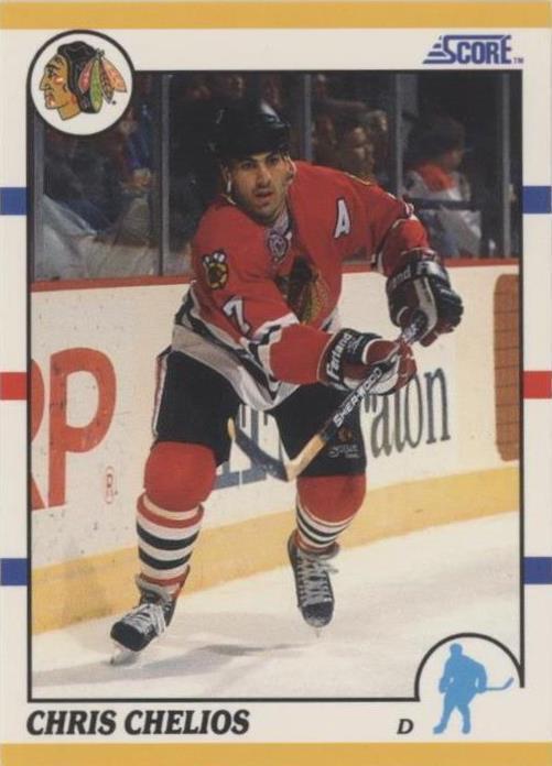 1990-91 Score Rookie & Traded - Chris Chelios #4T for sale online | eBay