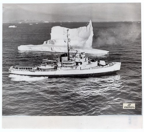 1954 Coast Guard Icebreaker USCGC Westwind by Iceberg Original News ...