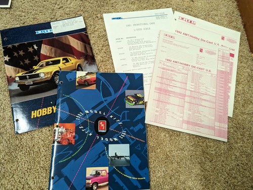 Vintage ERTL AMT 1991 1992 Muscle Car Catalog Price Sheet Magazine Toys ...