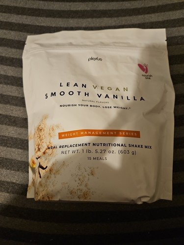 Plexus Lean Vegan Smooth Vanilla Shake Mix - Weight Management 15 ...