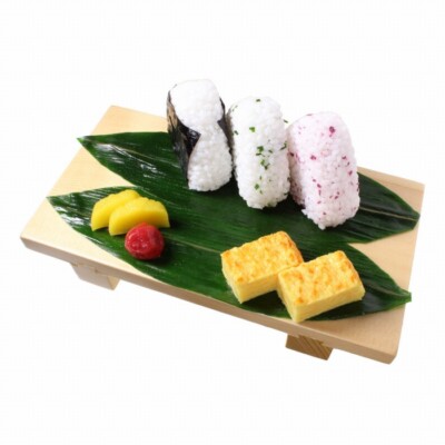 Food sample tablet stand rice ball set made in Japan | eBay