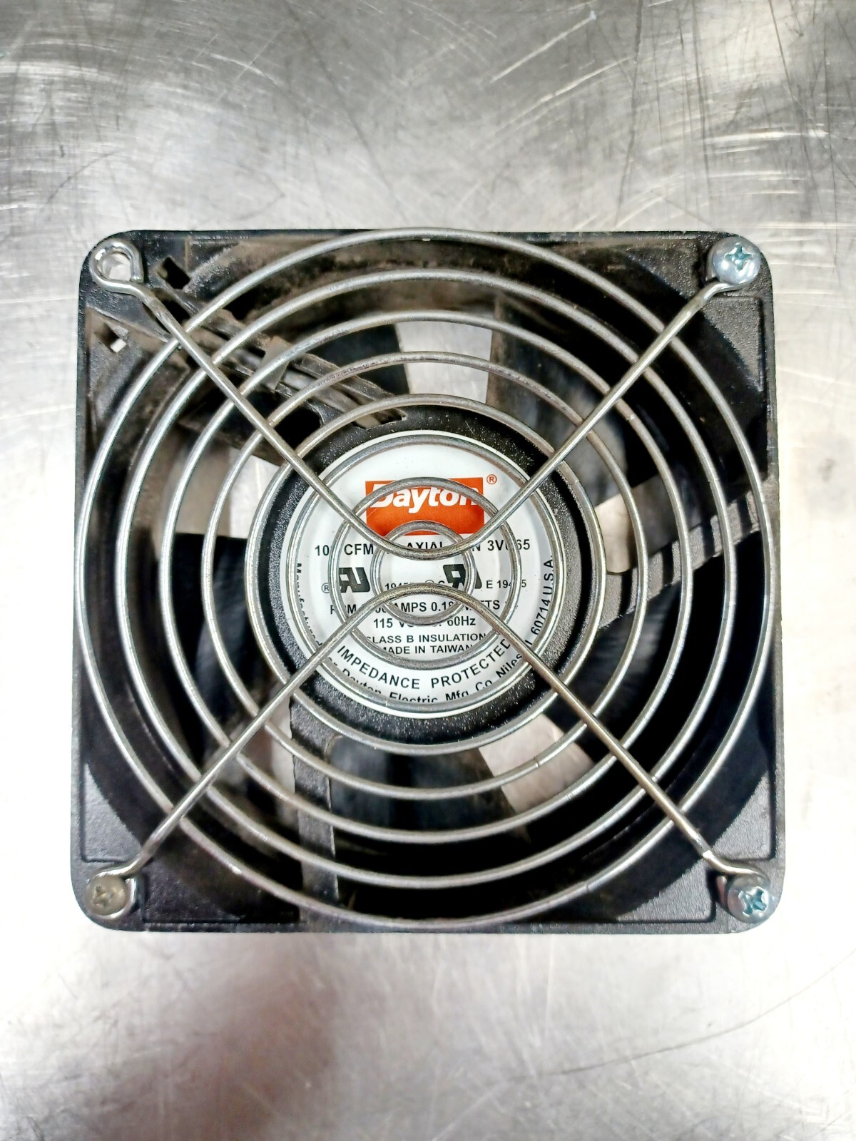 Dayton 3Vu65 Axial Fan, Square, 115V Ac, 1 Phase, 92/102 Cfm, 4 11/16 ...