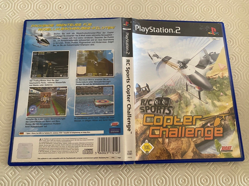 RC Sports Copter Challenge Sony Playstation 2 PS2 PAL Euro CIB English ...