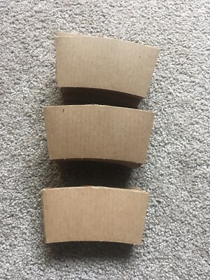 Coffee Cup Sleeves For 12, 16 & 20 Ounce Cups - Brown - 50/count | eBay