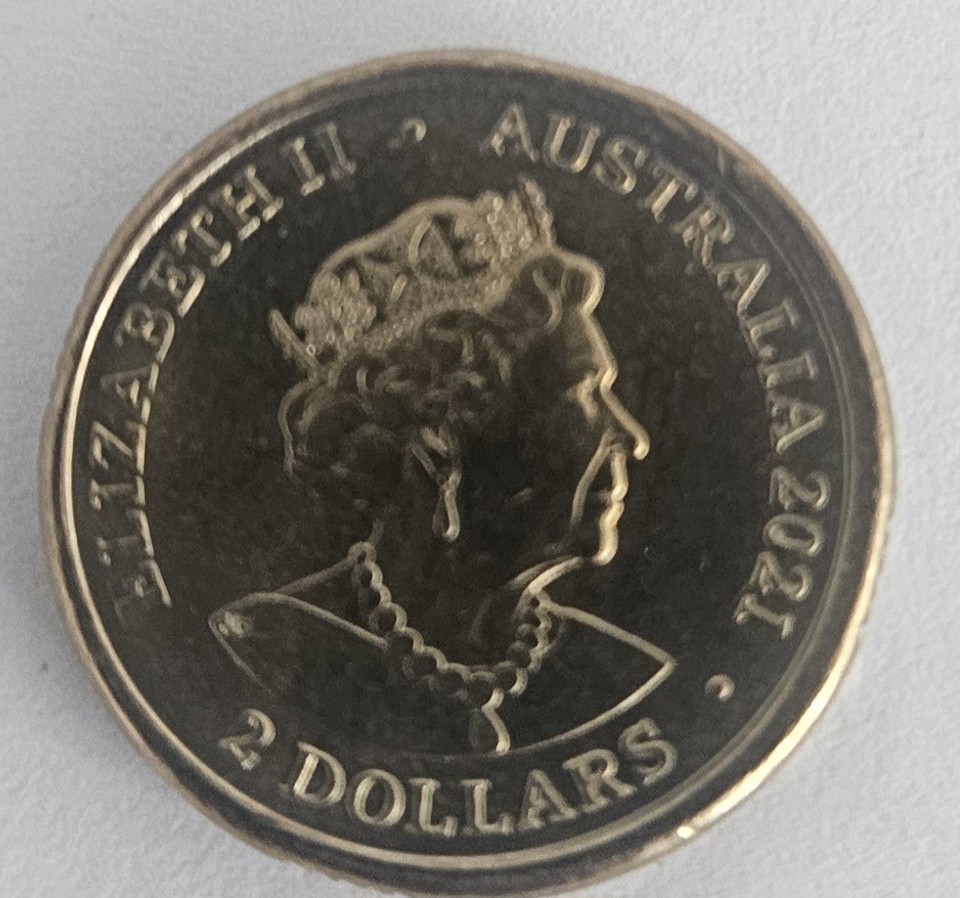 2021 $2 Ambulance emergency Service Australian coloured two dollar coin ...