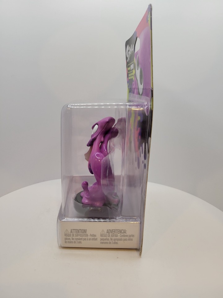 Nintendo Splatoon Amiibo Inkling Squid Mini Figure - Neon Purple ...