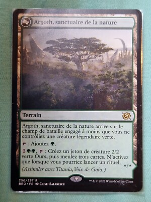 Mtg argoth sanctuaire de la nature/Argoth sanctum of nature la guerre ...